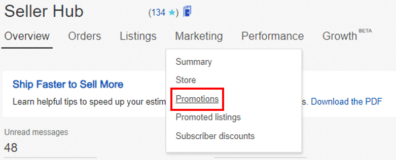 【Sale event + markdown】eBayマーケティングツールで戦略的に販売